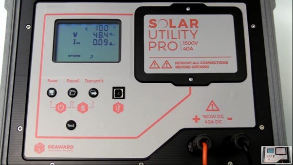 How Do I Perform a Test With the Seaward Solar Utility Pro ? - Solar ...